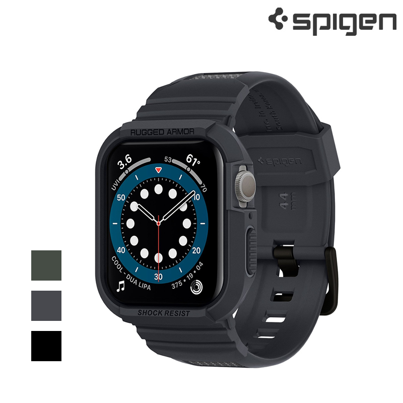 Apple Watch SE3/9 8 7 6 Spigen Rugged Armor Pro手錶保護套連錶帶