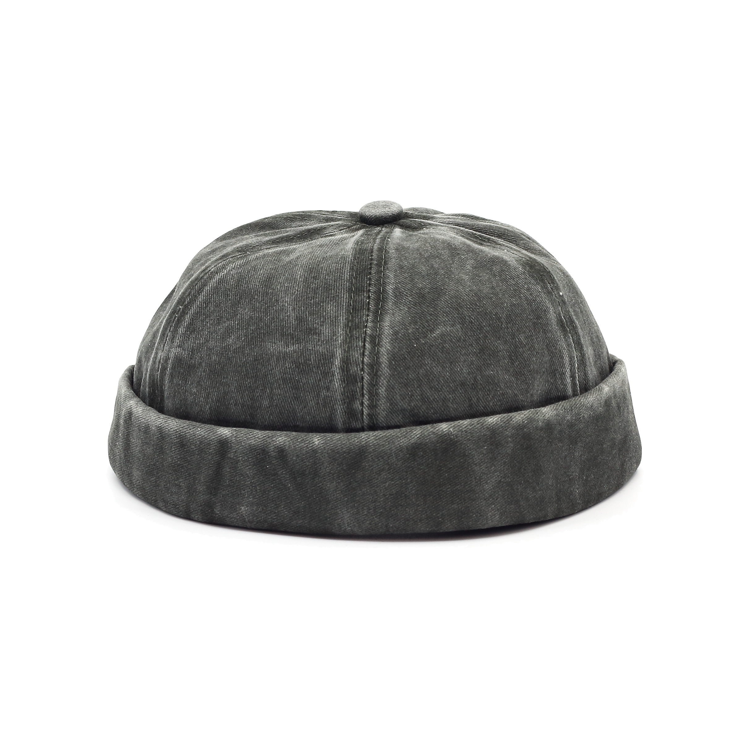 The Ash - Washed Twill Miki Hat Charcoal