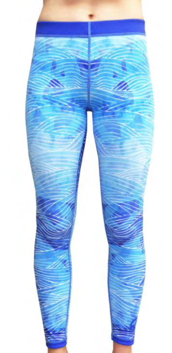 Azur Waves Surf Tights Leggings