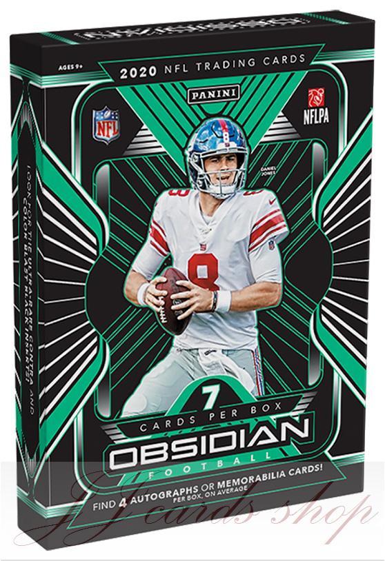 NFL 2020 Panini Obsidian Football 黑曜石系列 美式足球卡 卡盒