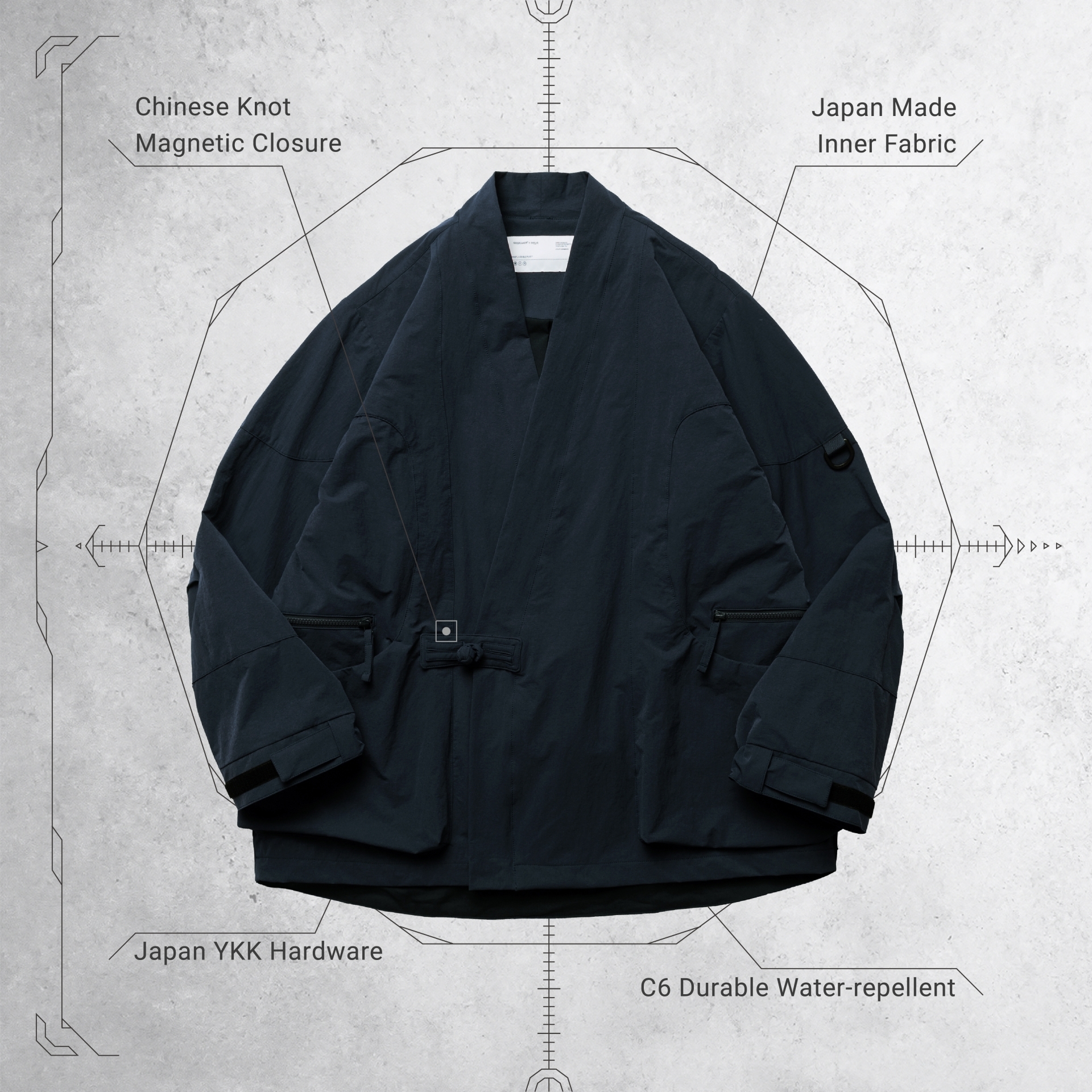 GOOPiMADE® X oqLiq 2021 iP-R03G “MONK” Ark-shaped Samue