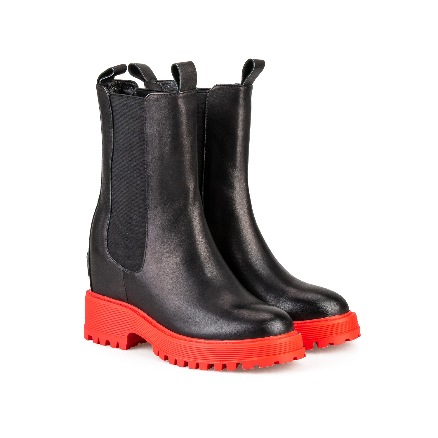 Chelsea Boots Contrast Color in Cow Leather