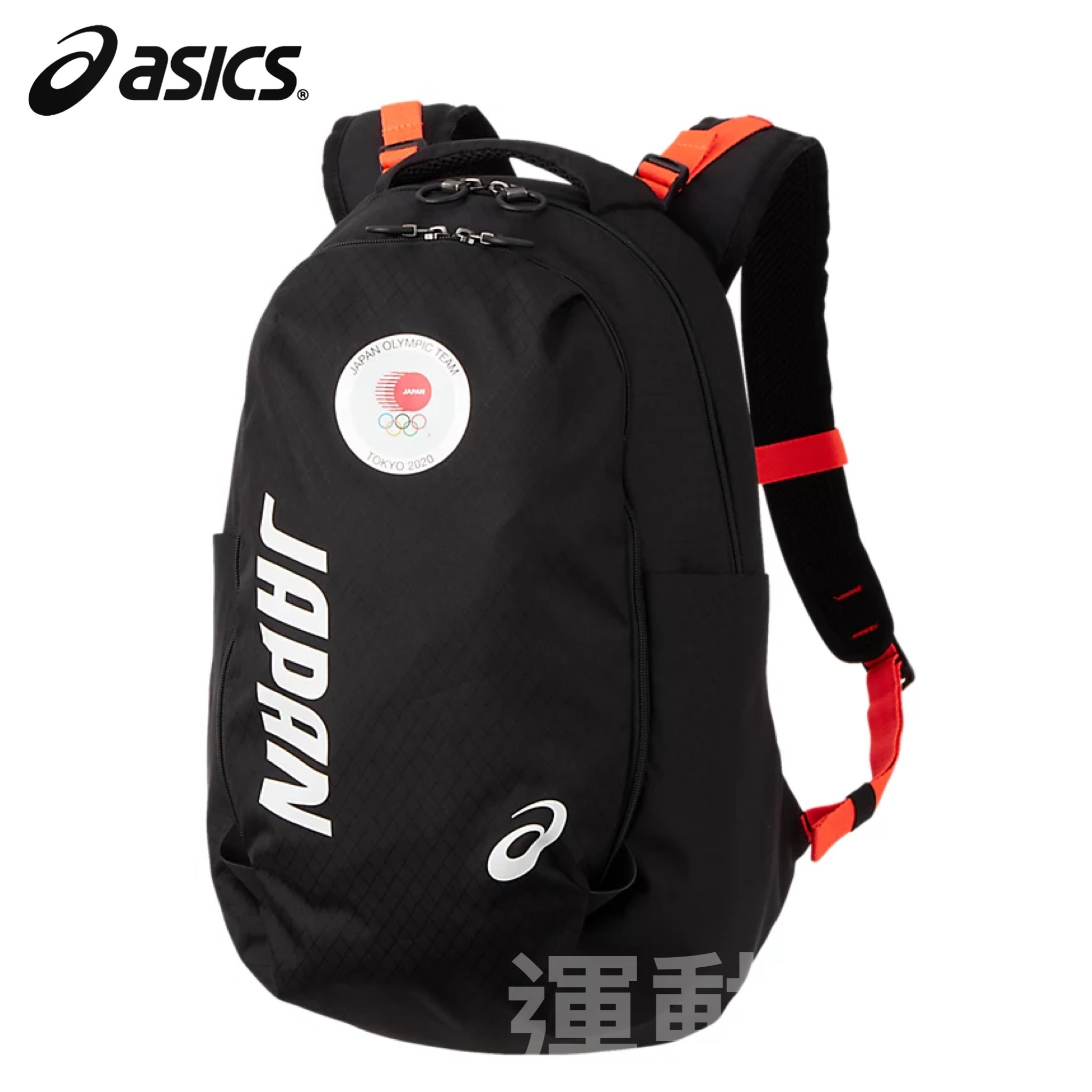 【運動族人】Asics 奧運 會徽 紀念背囊 日本直送 黑色