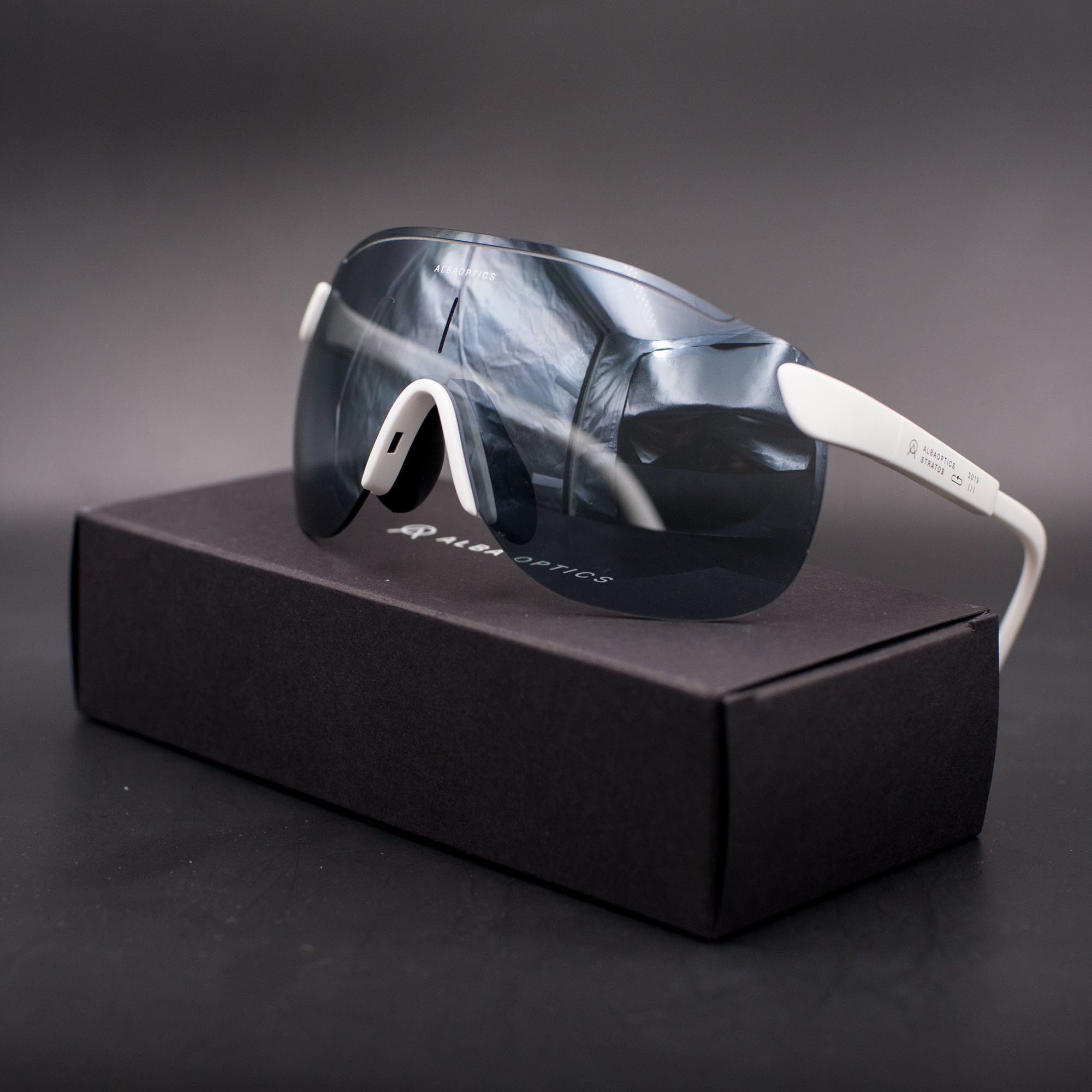 ALBA OPTICS STRATOS SUNGLASS - WHITE VZUM ML CIELO