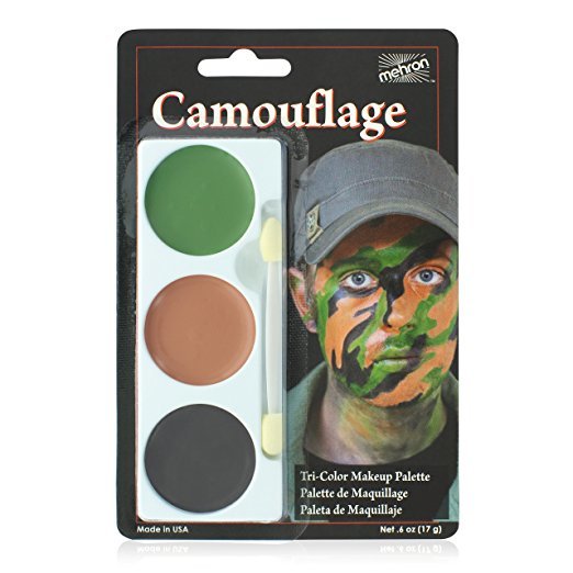 Tri-Color Makeup Palette carded 迷你特技造型