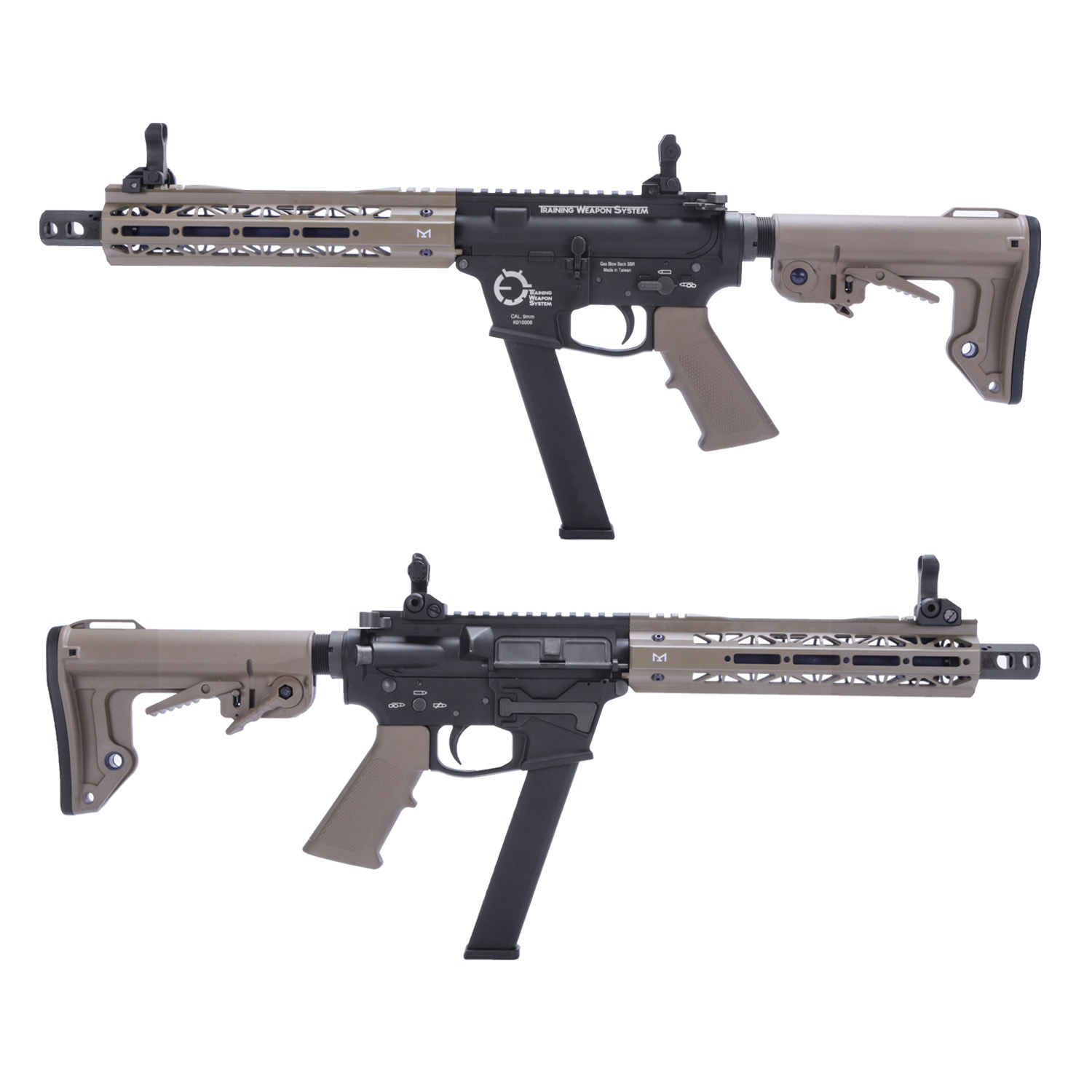 King Arms TWS 9mm 9-inch Carbine Airsoft GBB.DE.