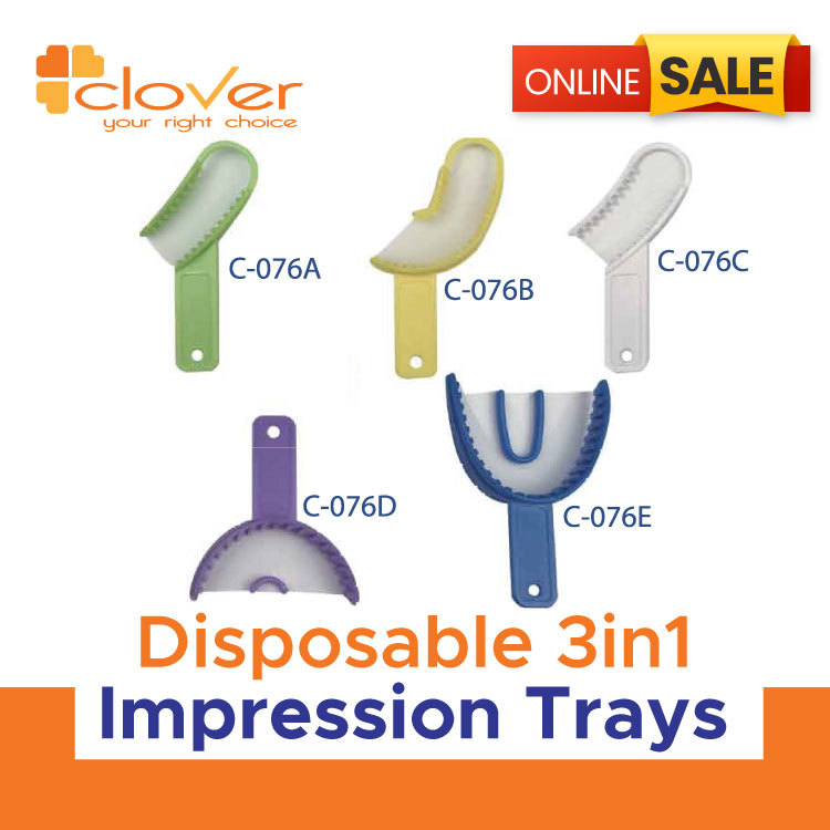 Disposable 3-in-1 Impression Trays
