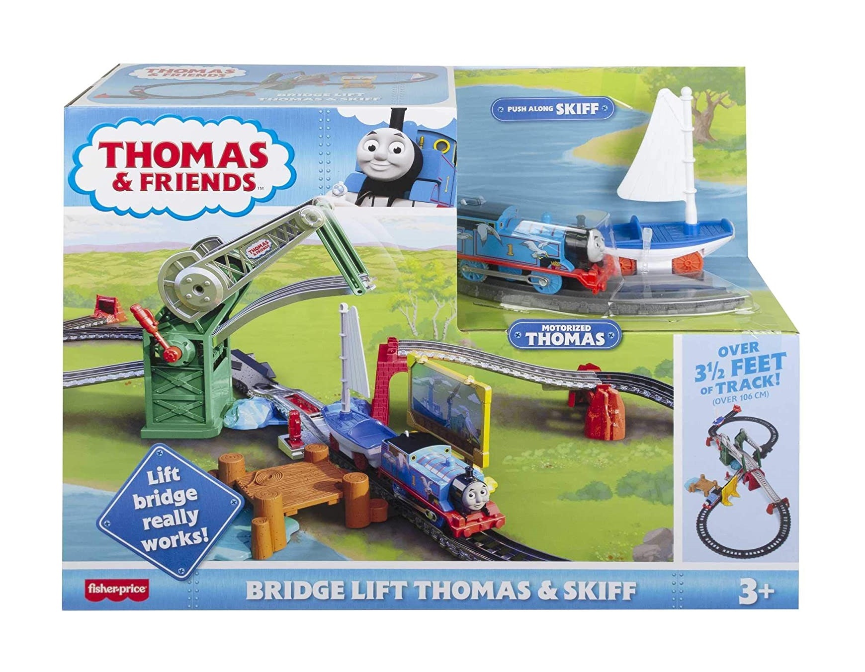 Thomas & Friends Trackmaster Bridge Lift Thomas & Skiff