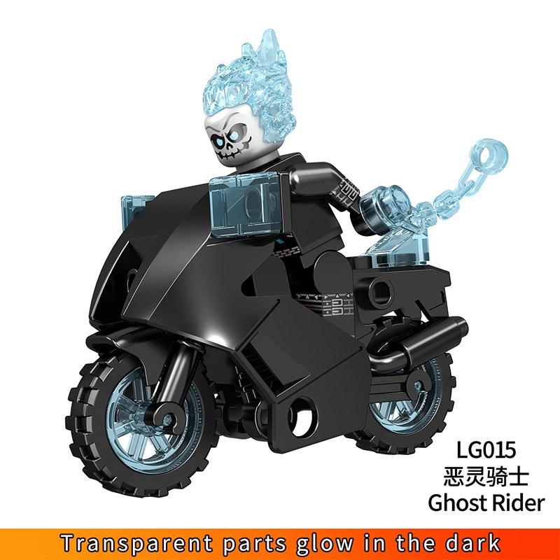 Ghost Rider Custom Minifigs Minifigures Fit Lego