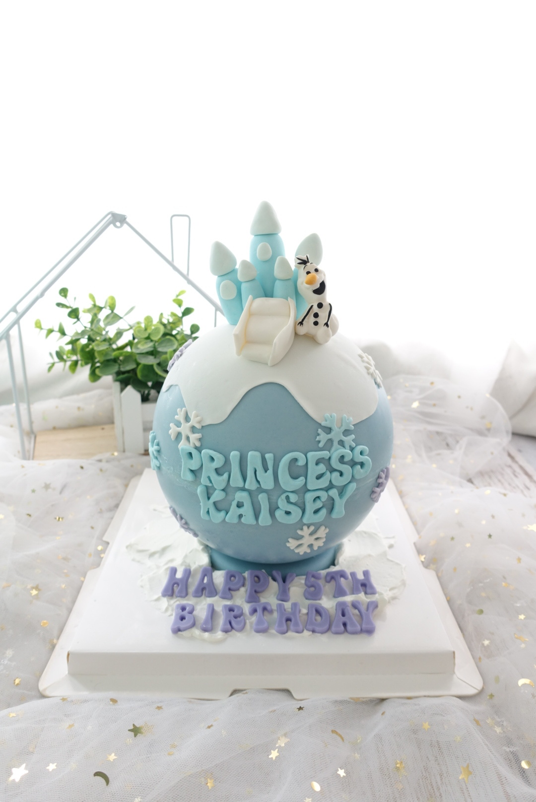 FROZEN Bombshell Cake