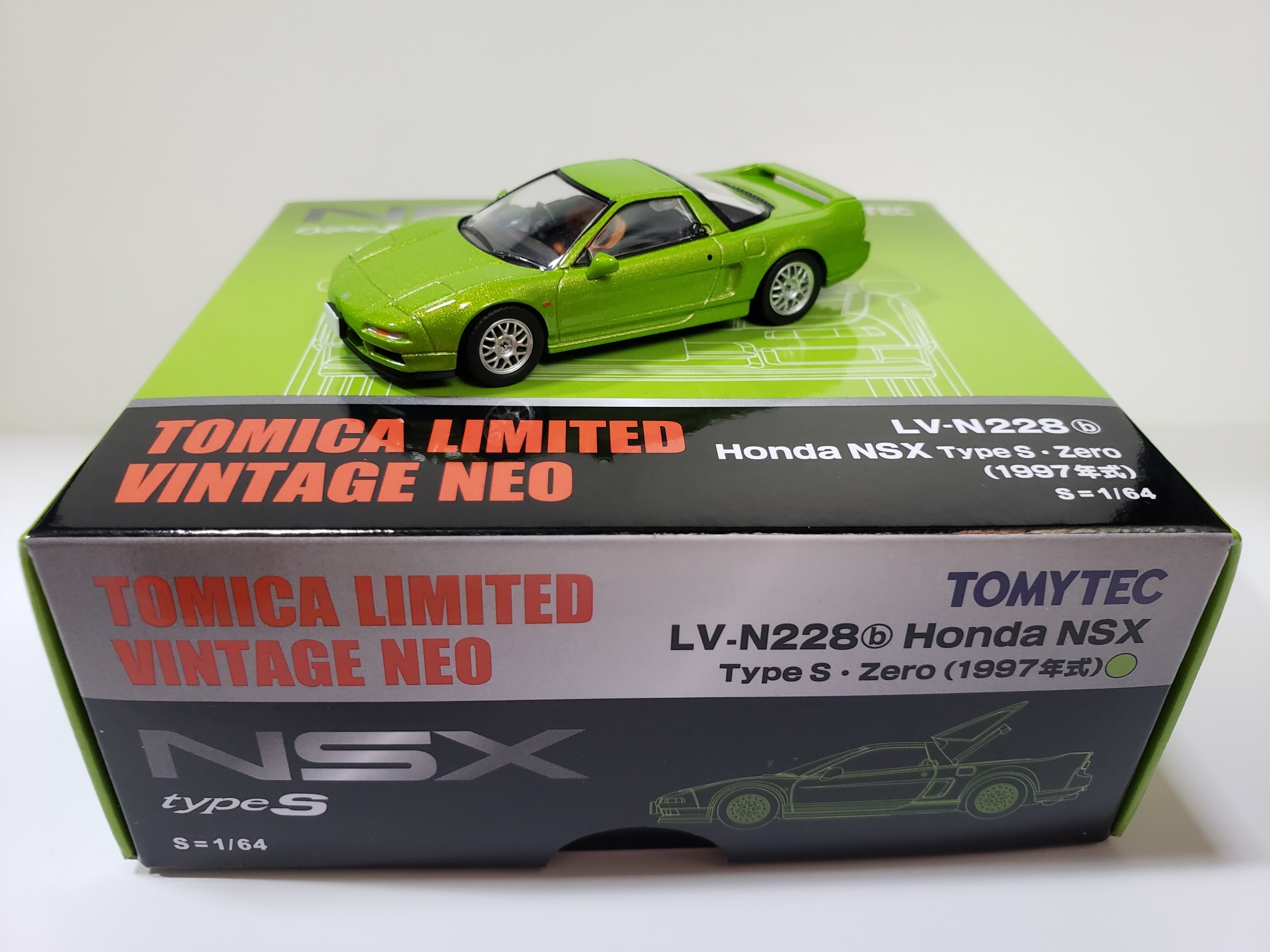 Tomica Limited Vintage NEO LV-N228b Honda NSX Type S Ze
