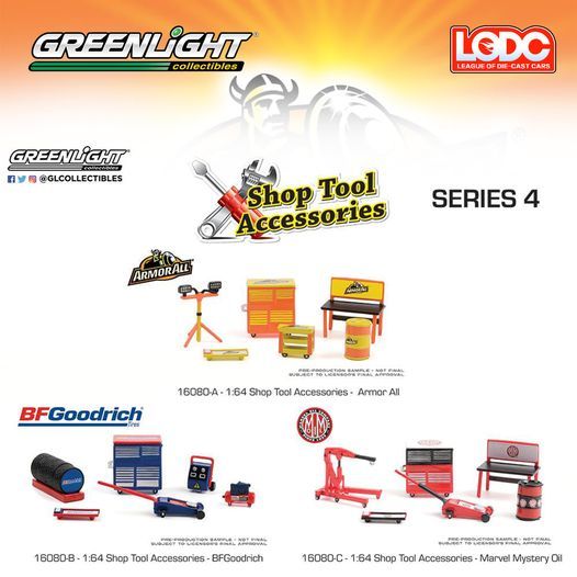 Greenlight 綠光 1:64 Shop Tool Series 4