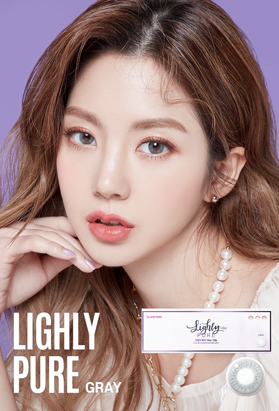 Lenstown Lighly Pure 1 day(Gray)20片