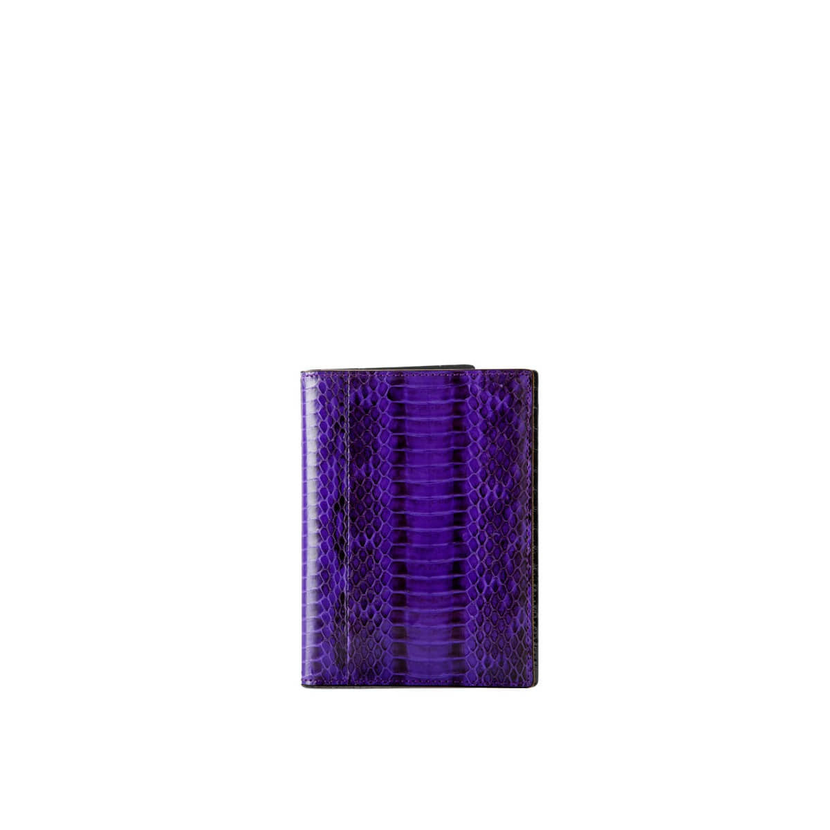 rosa.K PASSPORT CASE PYTHON VIOLET