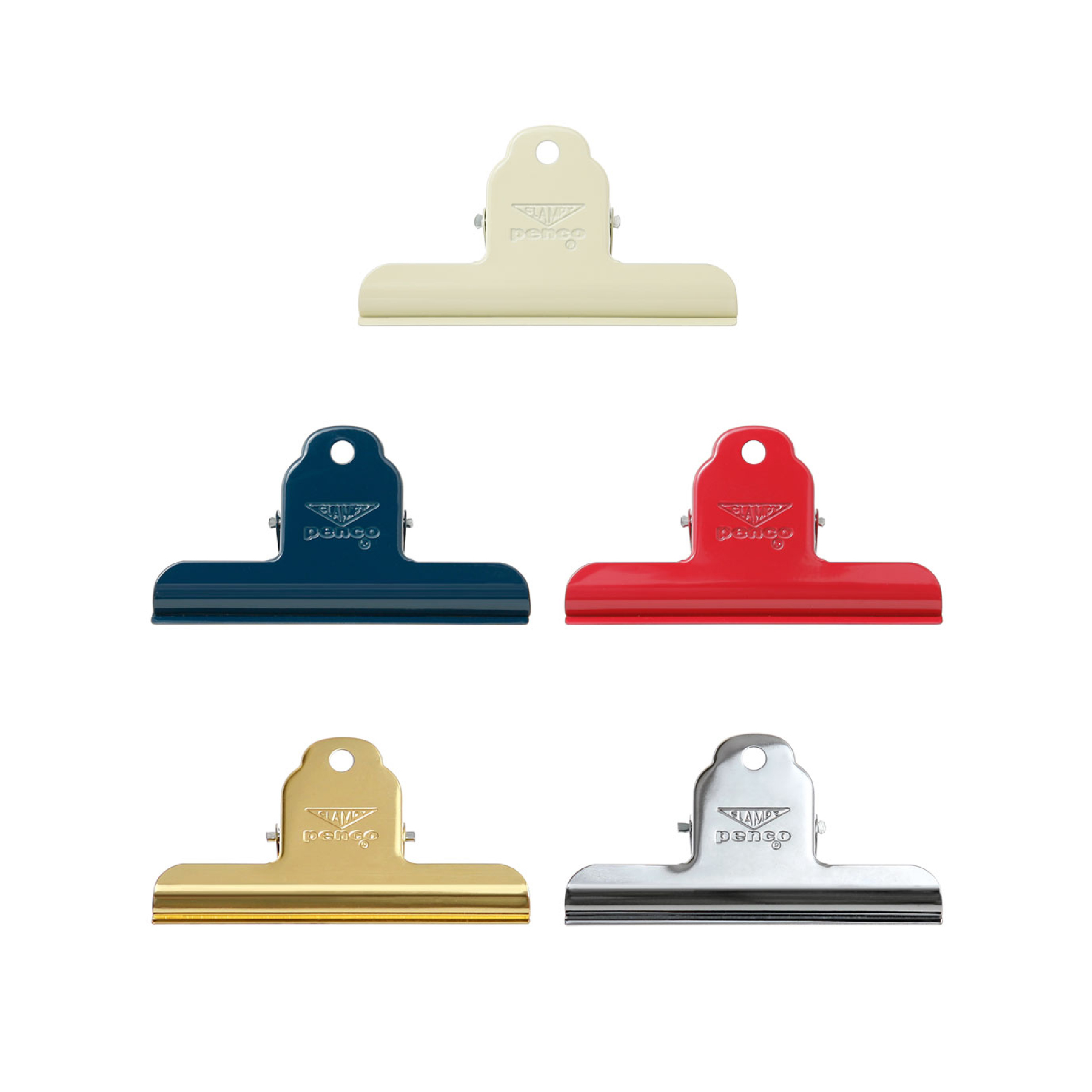 HIGHTIDE Penco Clampy Clip 復古金屬夾 - 中