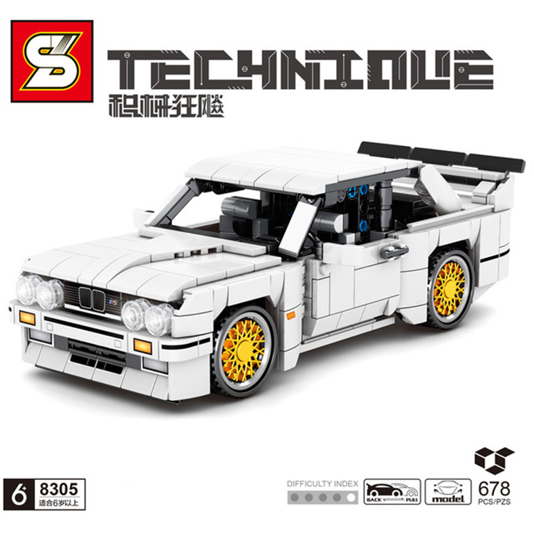 Technique Super Car Racing Car Blocks Set