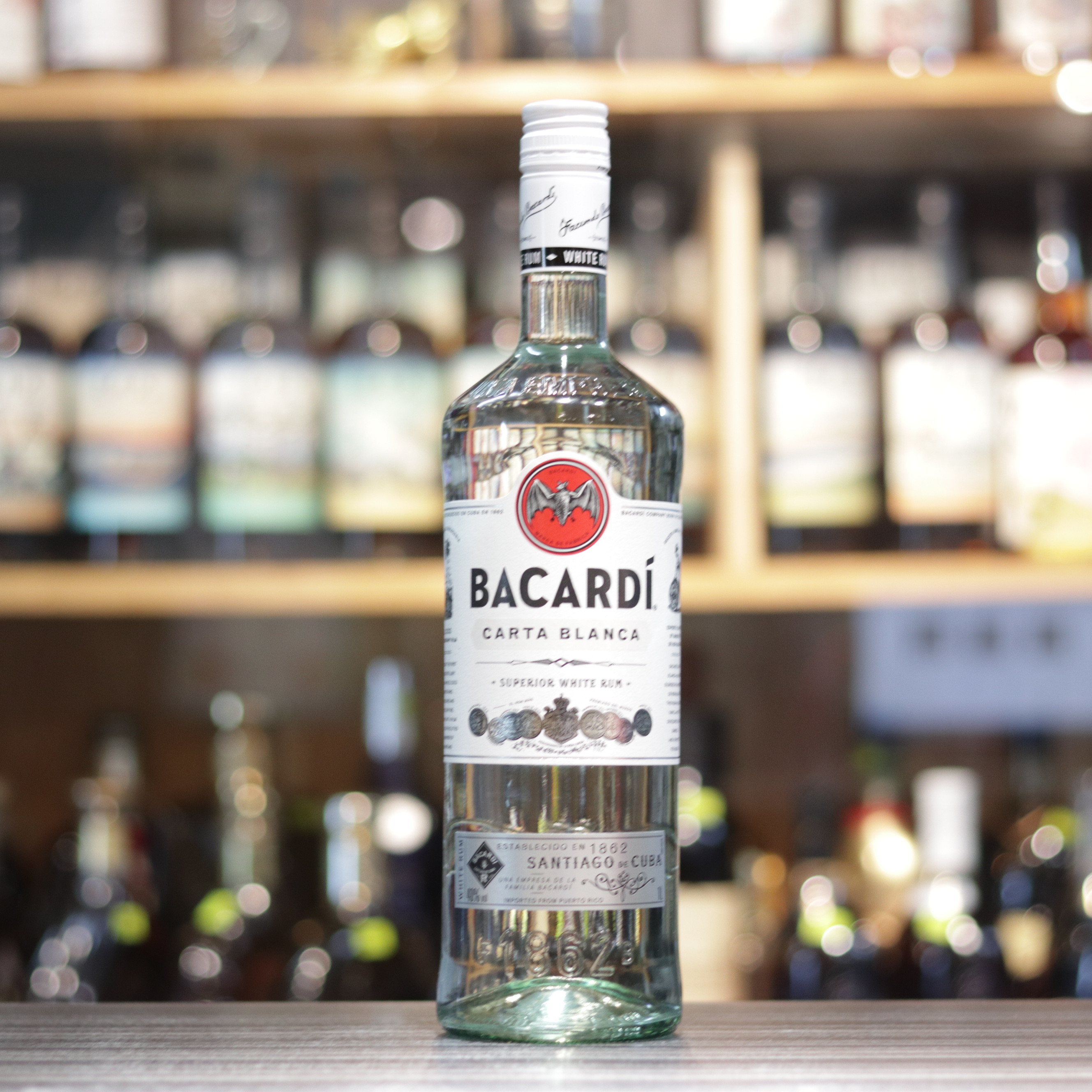 Bacardi White Rum - 100cl/40%