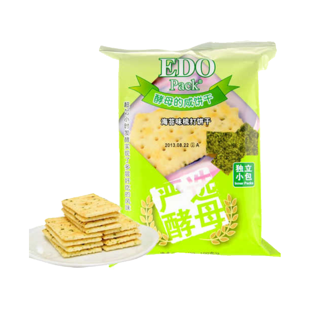 EDO Pack 海苔味梳打餅乾 100g
