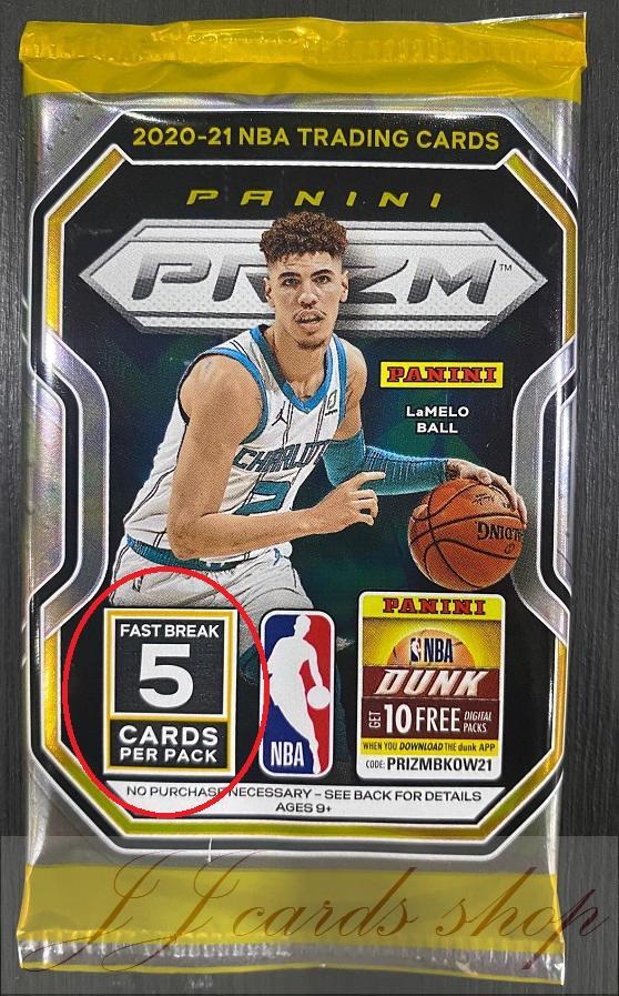 NBA 2020-21 Panini Prizm FAST BREAK 快攻版系列 籃球卡 卡包