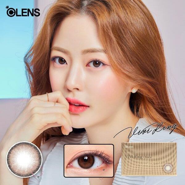 O-LENS Vivi Ring monthly Choco｜每盒2片 (月拋)