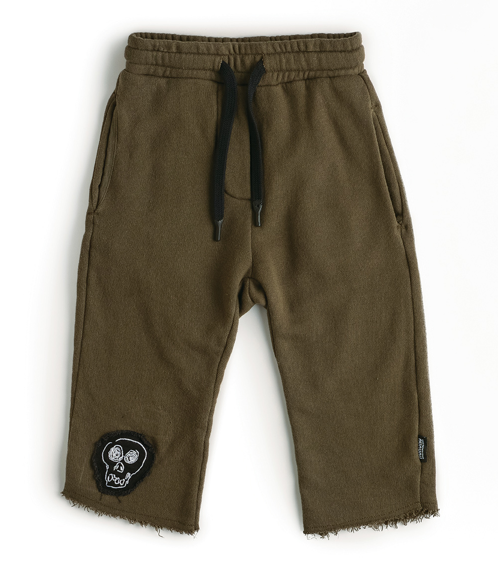 SKULL PATCH SMART PANTS