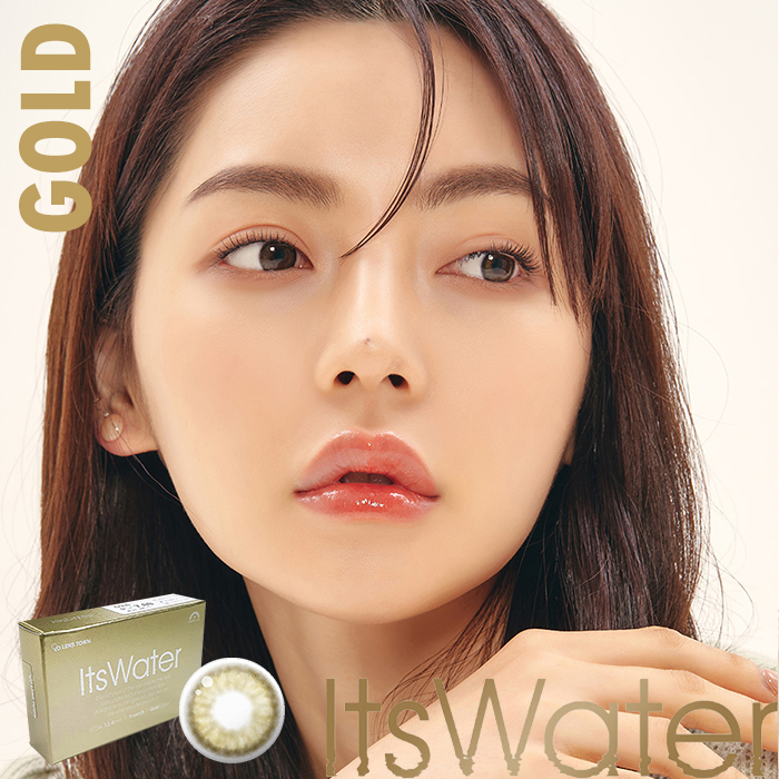 LENS TOWN It's Water GOLD 每月即棄｜1盒2片