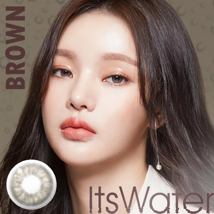 LENS TOWN It's Water BROWN 每月即棄｜1盒2片