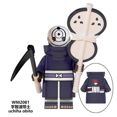 Naruto Obito Uchiha Custom Minifigures Fit Lego WM2081