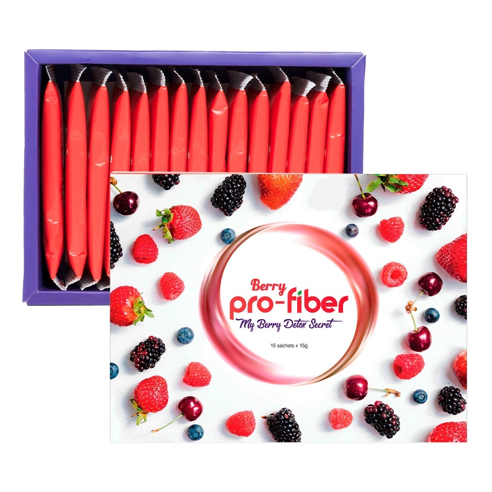 Berry Pro-Fiber Enzymes & Prebiotic 15 sachets x 15g [B