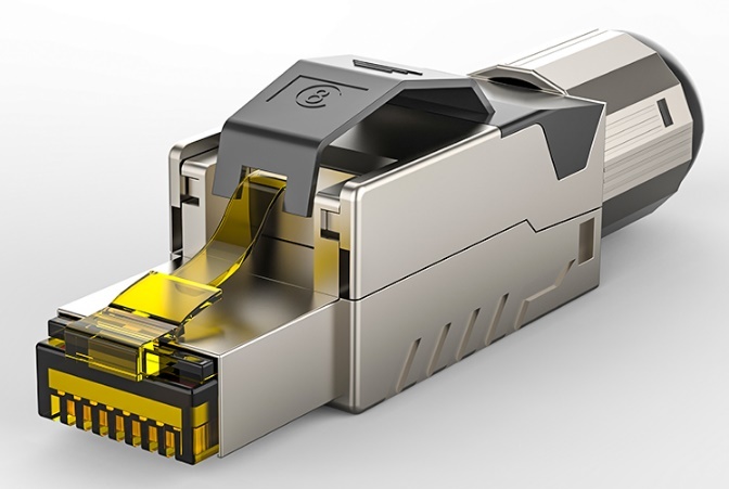 Linkway RJ45 Field Termination Plug, Cat 8, Shielded, T