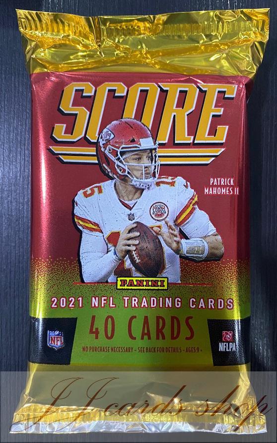 NFL 2021 Panini Score Football 得分系列 美式足球卡 卡包
