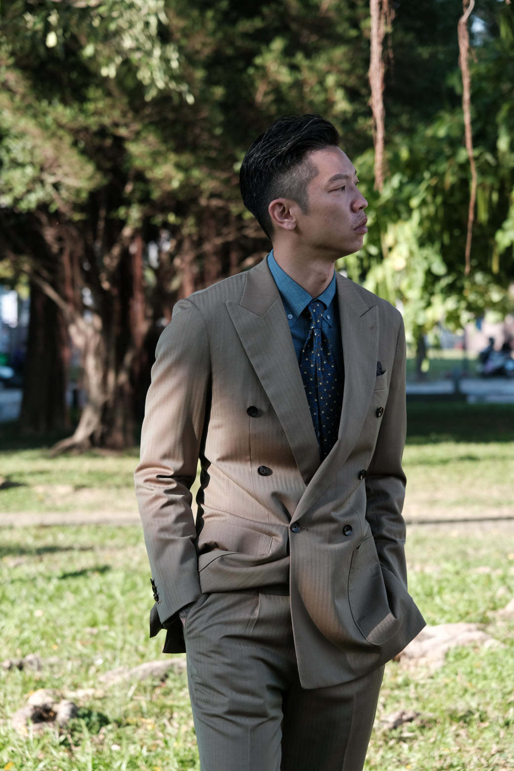 Solaro Double Breasted Suit