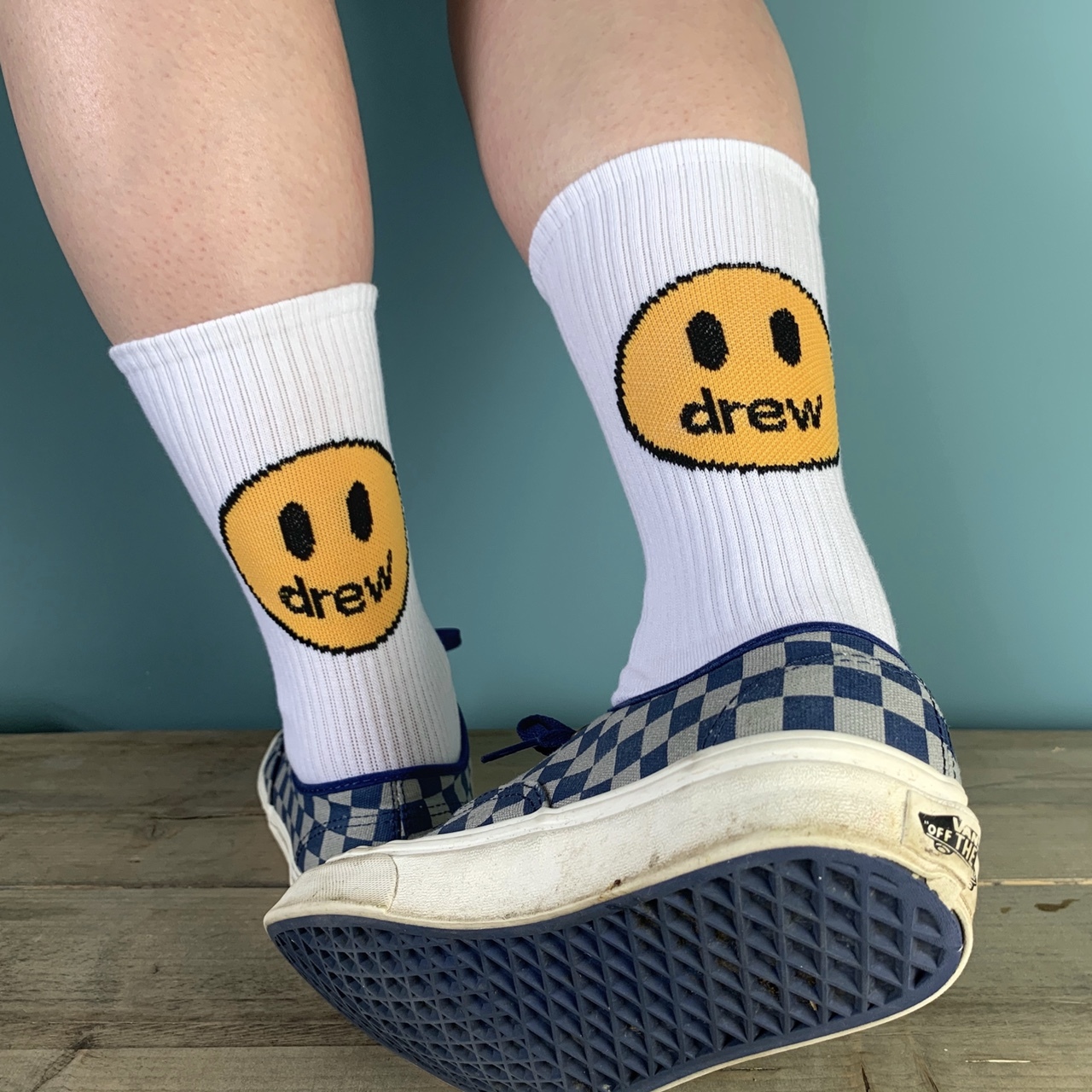 drew house logo socks