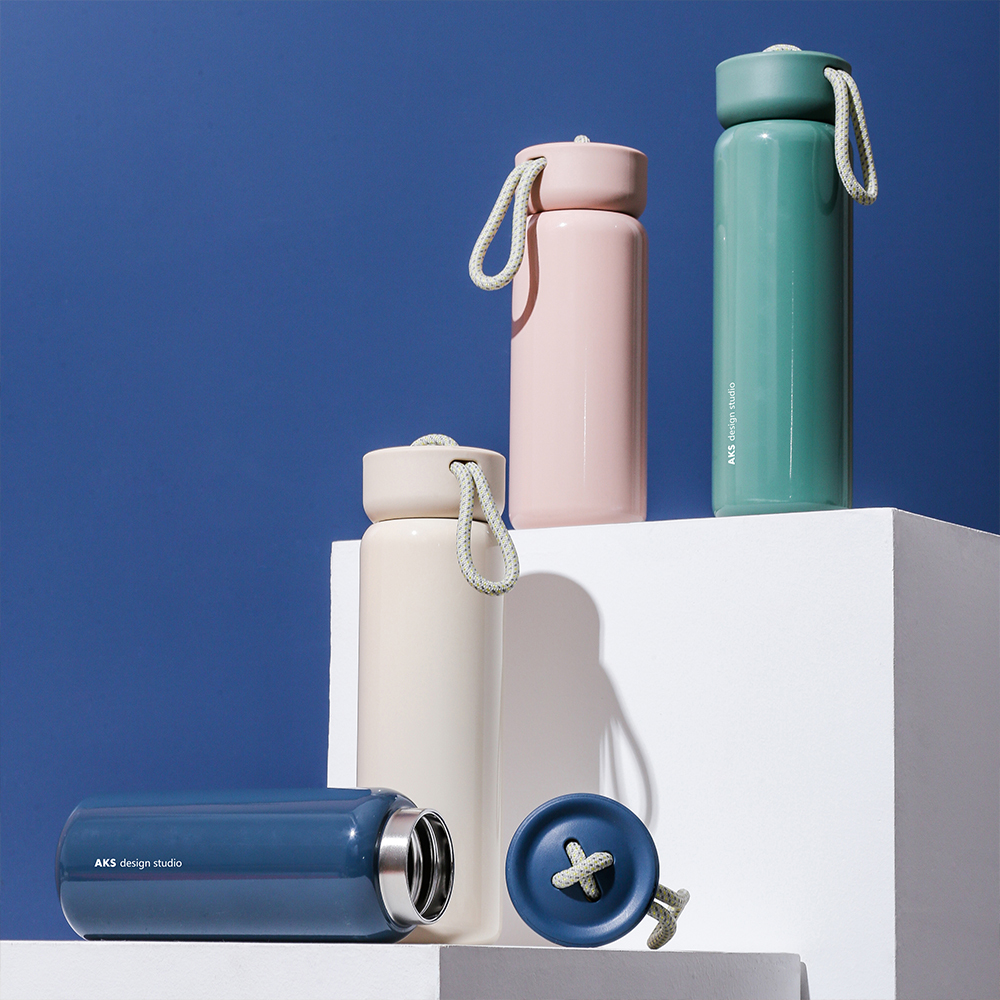 AKS｜鈕繩保溫瓶L(450ml)