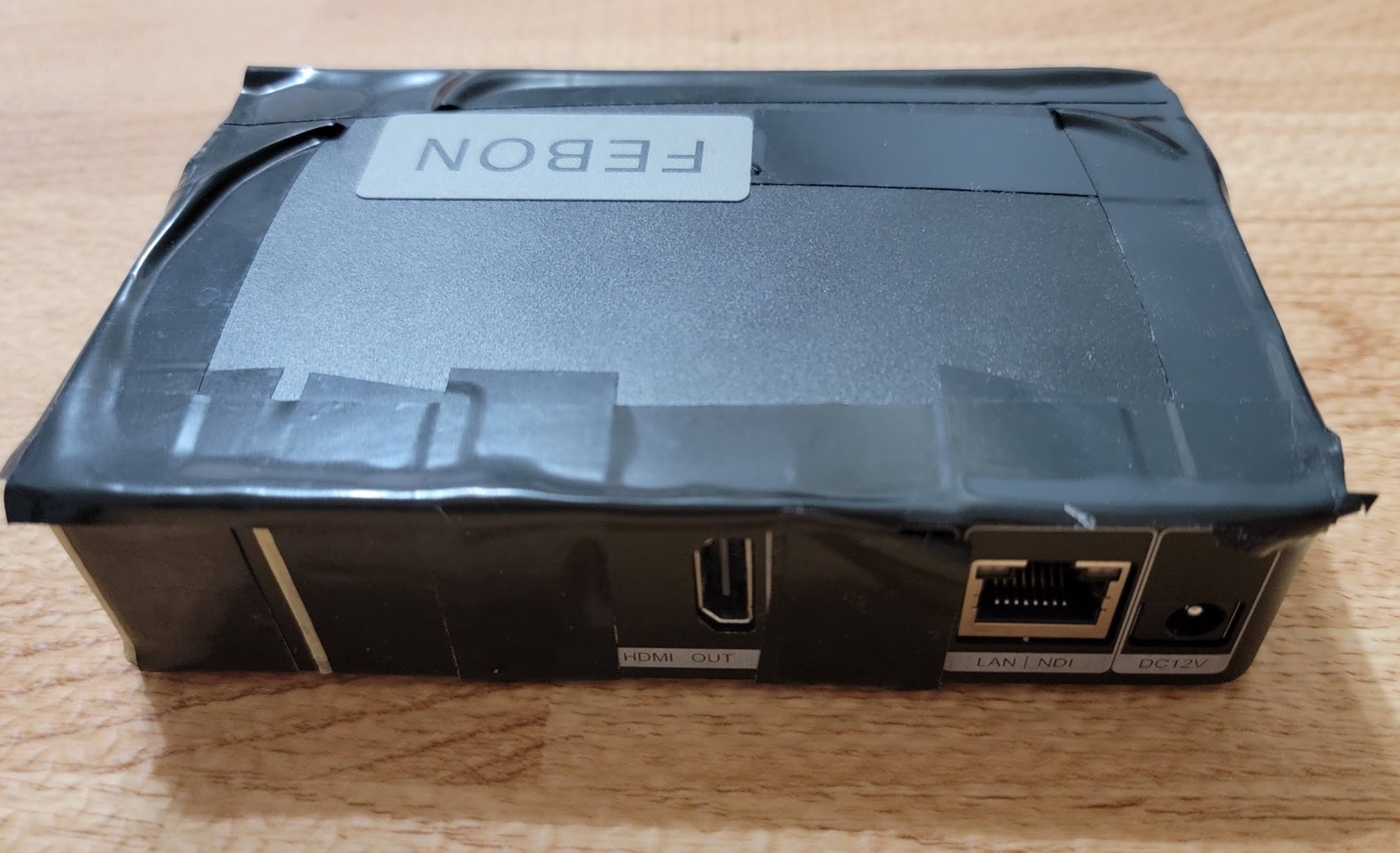 FEBON local ethernet RTMP to HDMI adapter