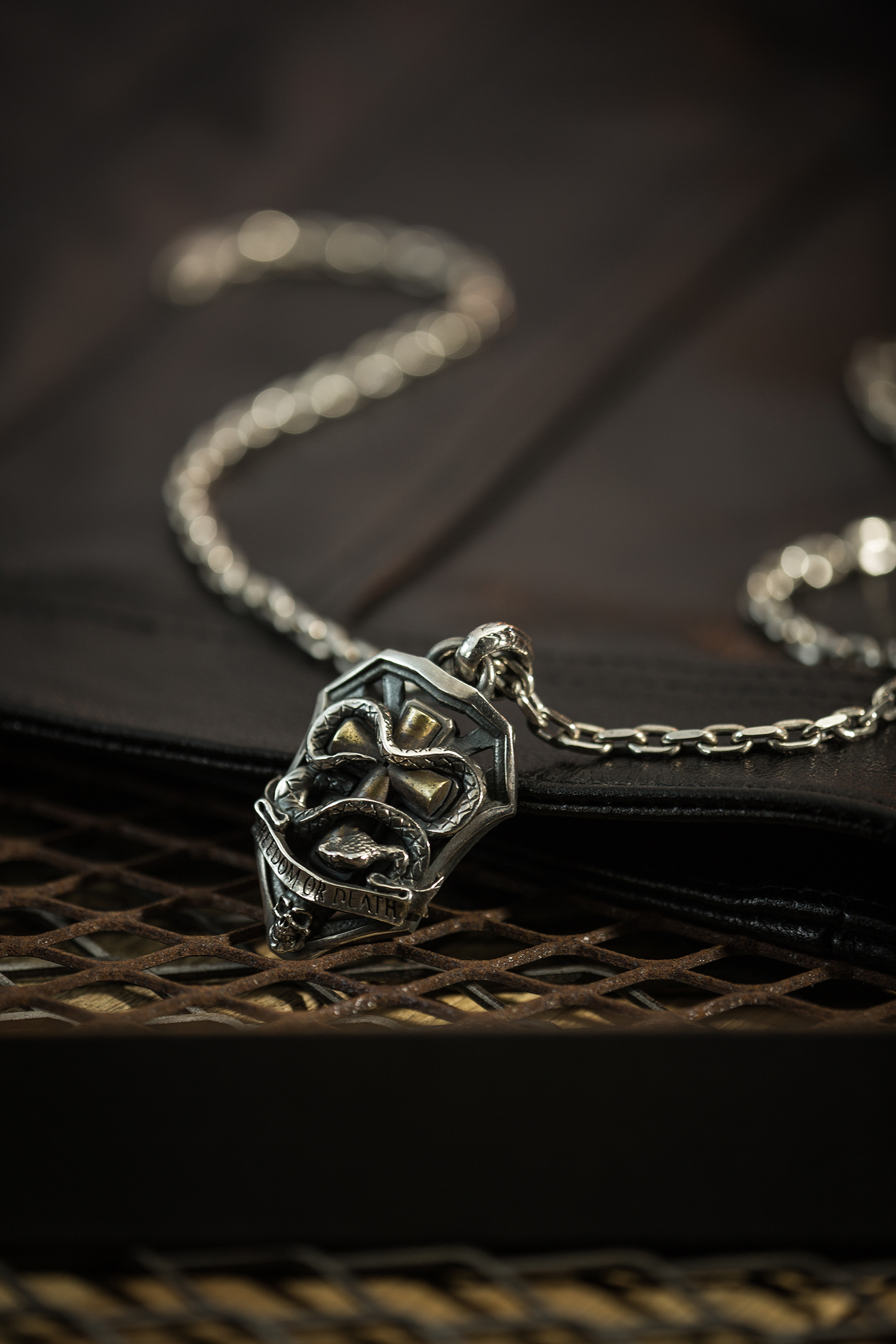 Black Venom Jewelry- Poison The Poison Wallet Chain 純銀骷