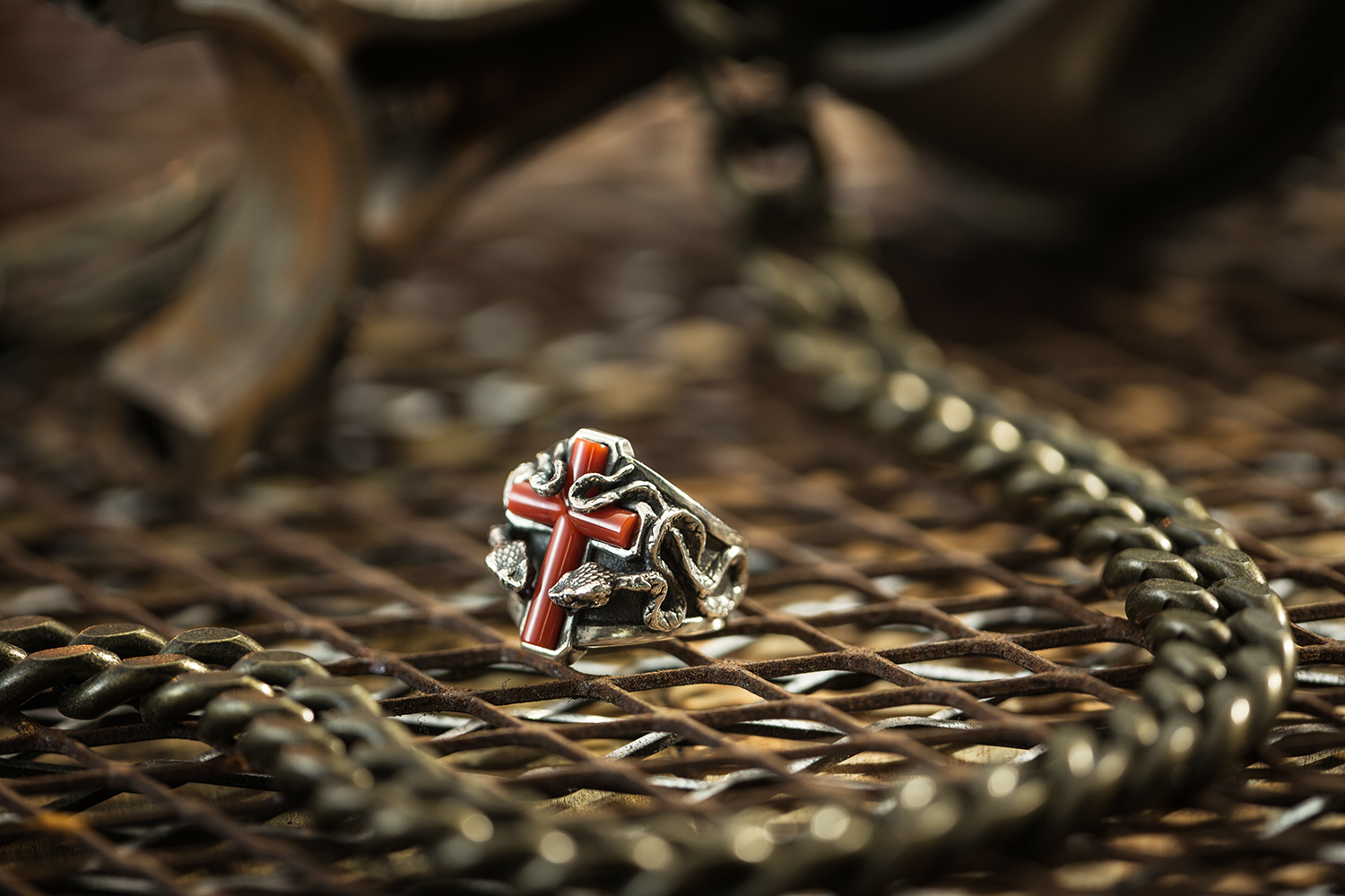 Black Venom Jewelry- Poison The Poison Ring with Aka Co