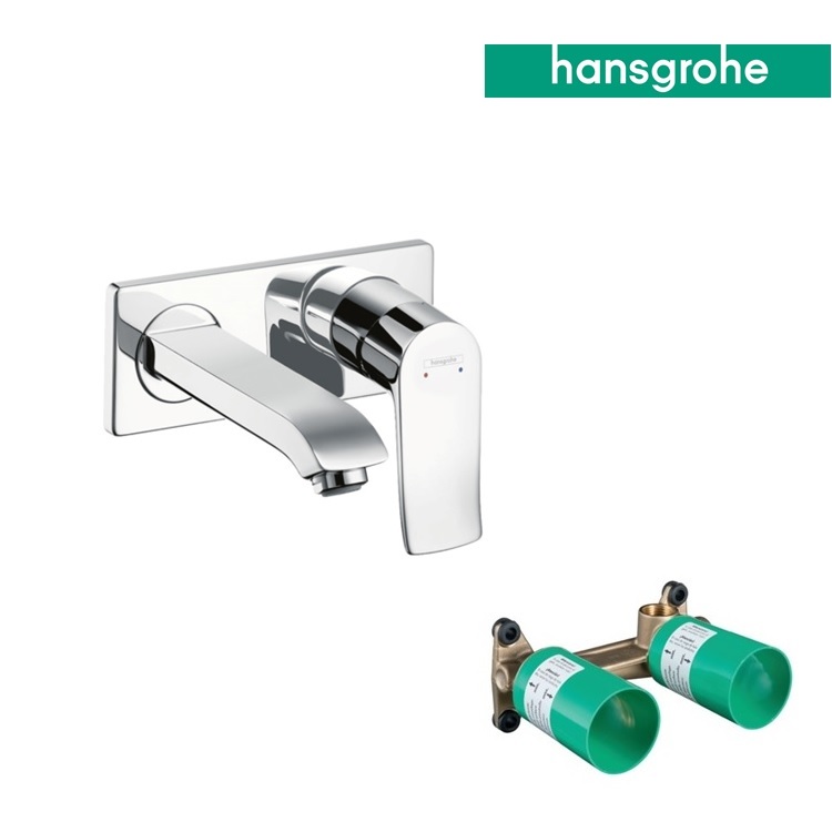hansgrohe Metris 31085, -000 + 13622, -180 Single l...