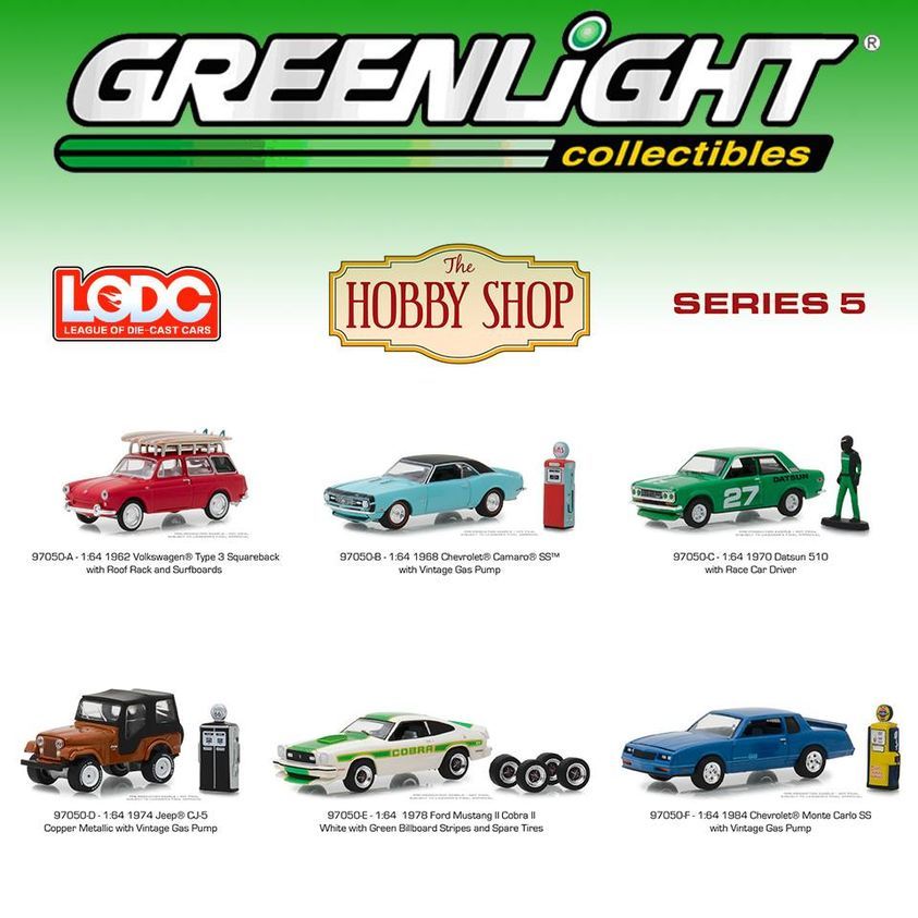 Greenlight 綠光 1:64 The Hobby Shop Series 5