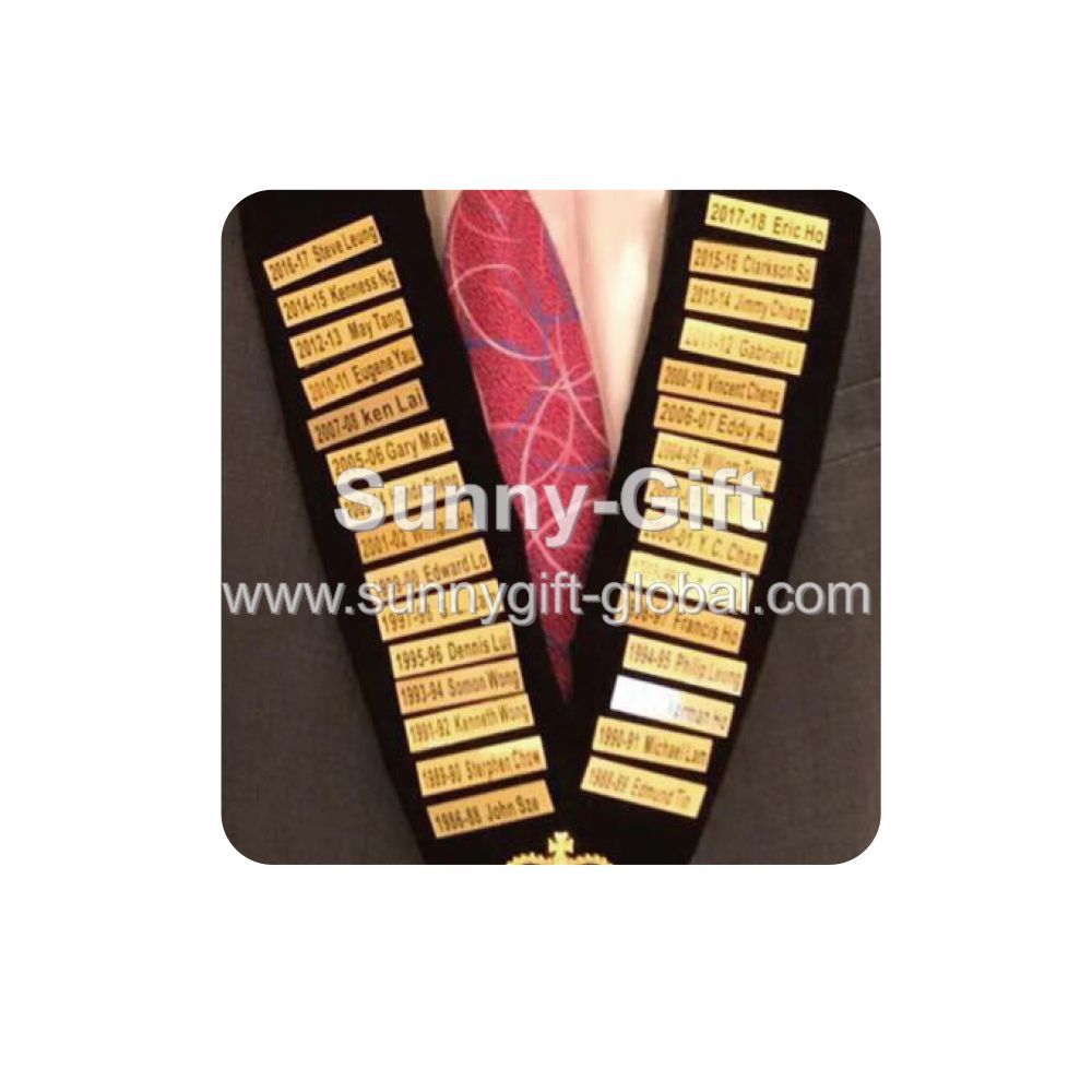 Rotary President Collar (Leather)