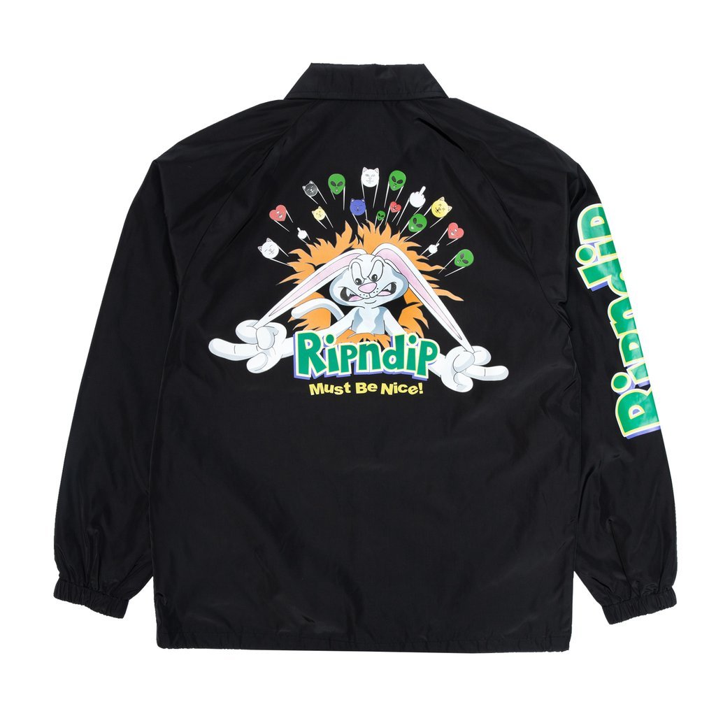 RIPNDIP SILLY NERM COACH JACKET 教練外套 中指貓