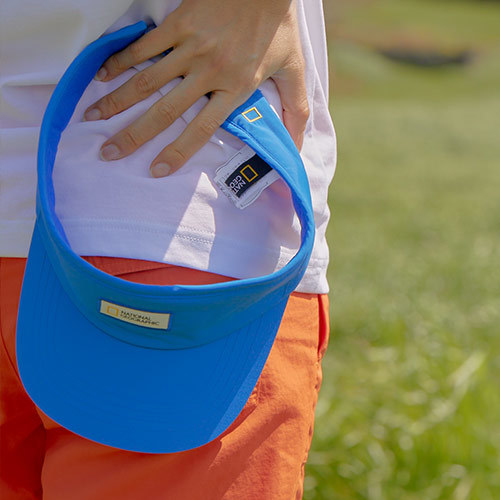 Small LOGO Sun Visor - BLUE