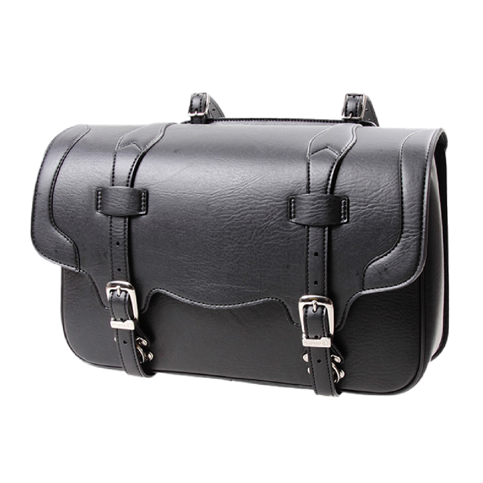 DEGNER DSB-2 皮革馬鞍包 黑 人造皮革 馬鞍包 騎士包 重機 17L