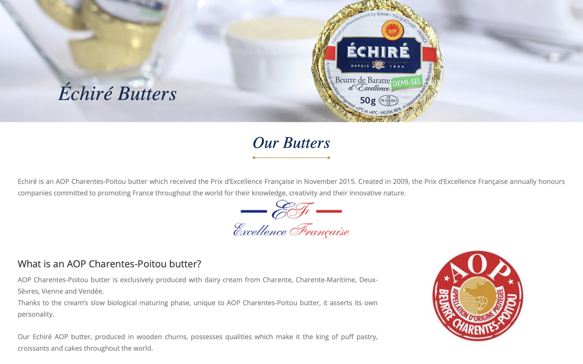 Echire Butter Unsalted