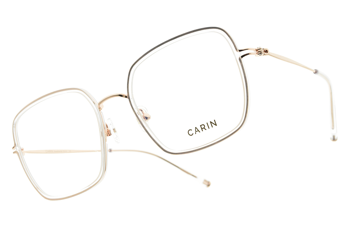CARIN光學眼鏡-OLSEN S C3_透明-金-韓國眼鏡品牌