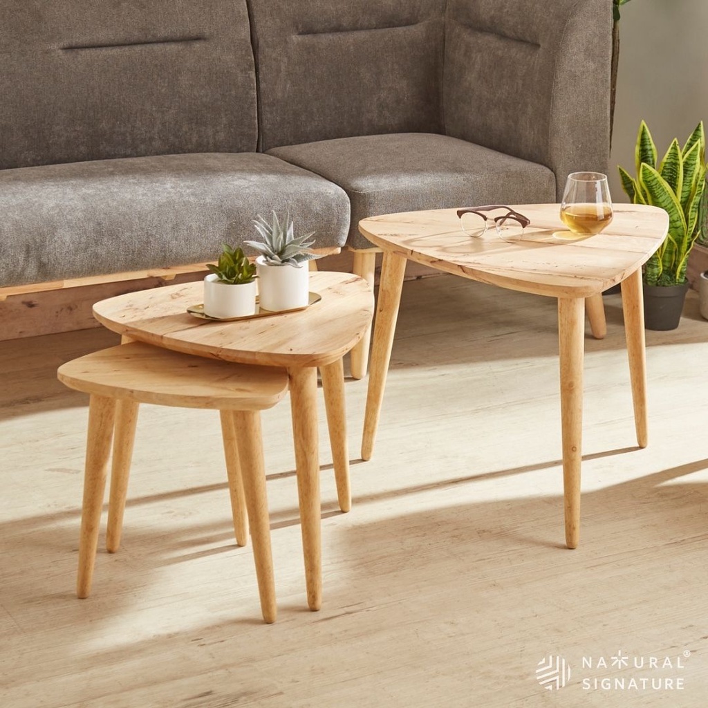 Natural Signature - Trio Nesting Table