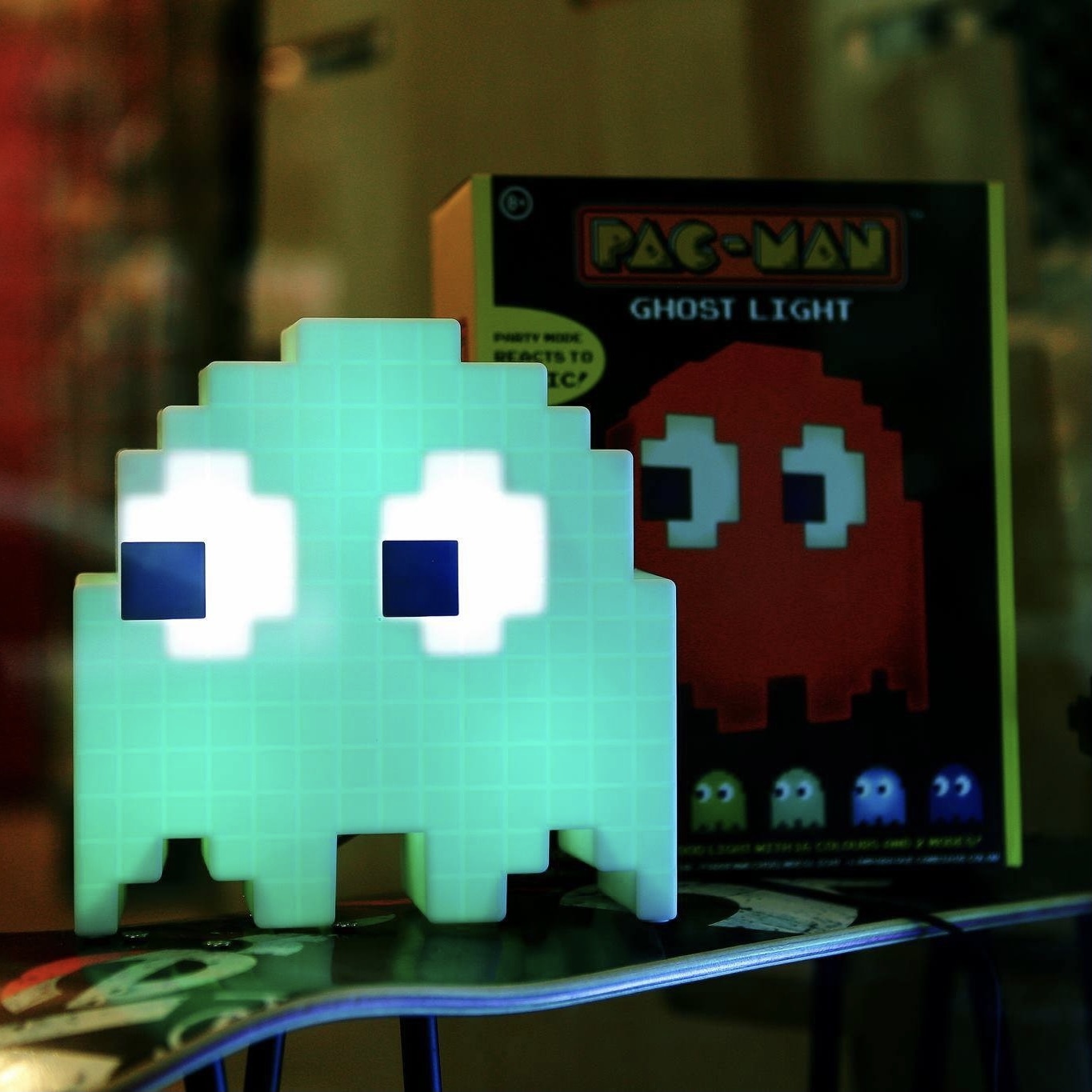 原裝進口 Pac-Man Ghost Light 小精靈 8-bit USB氣氛夜燈｜海肯零七 Jr.