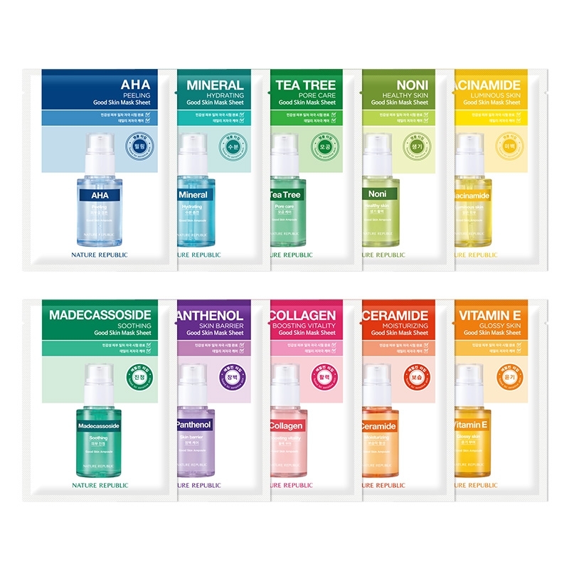 Nature Republic GOOD SKIN Mask Sheet [10PCS]