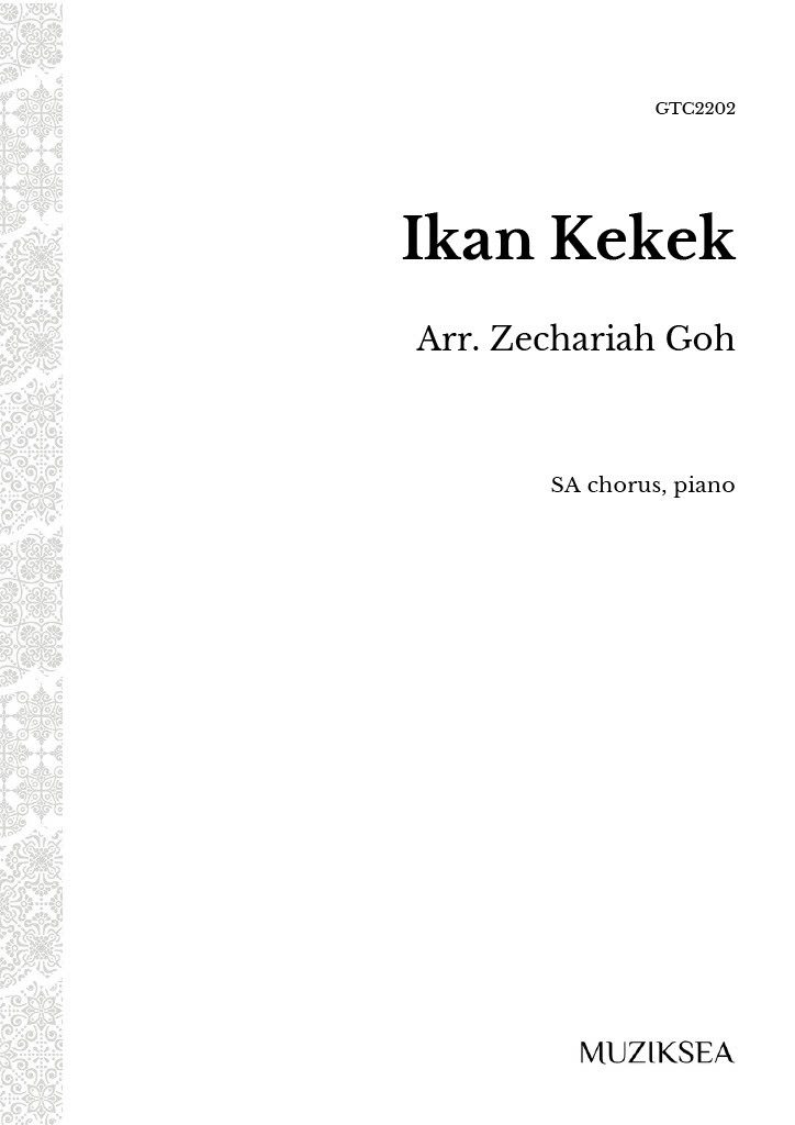 【同聲二部合唱譜】《Ikan Kekek (The Pony Fish)》