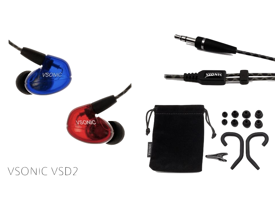 VSONIC VSD2 (低音版) / VSD2S(均衡版)